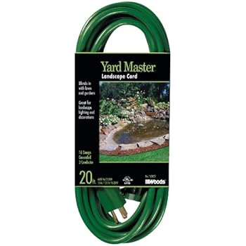 2-Pack Master Electrician 02352-05ME 20-Foot 16/3 Vinyl Landscape ...