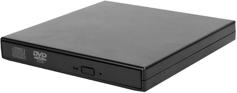 Lector óptico externo ultrafino, lector de DVD USB PC, portátil para ...