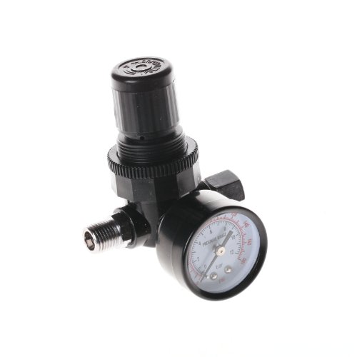 Buy ZFE Air Regulator with Pressure Gauge, In-Line Air Regulator, Spray ...