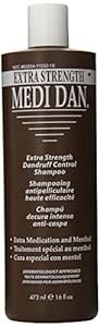 Amazon.com : Medi-Dan Extra Strength Dandruff Treatment Shampoo, 16 fl ...