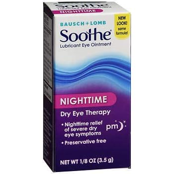 Amazon.com : Bausch + Lomb Soothe Lubricant Eye Ointment Night Time - 0 ...