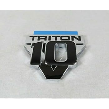Amazon.com: 2pcs V10 Triton Emblems, Decals Stickers Replacement Emblem ...