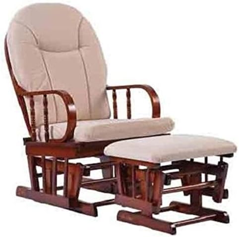 Wooden rocking chair with footrest price in Saudi Arabia | Amazon Saudi ...