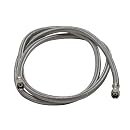 Fluidmaster 12IM72 Ice Maker Connector, Braided Stainless Steel - 1/4 ...