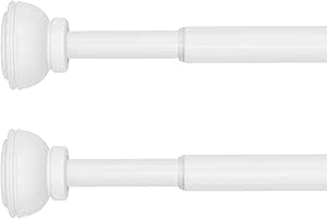 Amazon.com: KXLIFE 1/2-inch Heavy Duty Decorative Spring Tension Rod ...