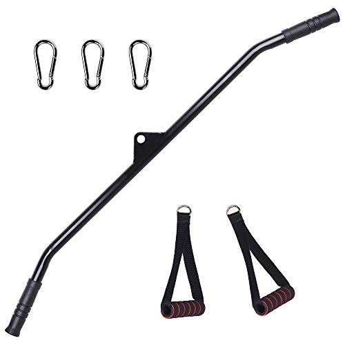 Upgraded LAT Pulldown Attachments, 39 in Pulley System Gym Cable ...