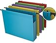 Amazon.com : Staples Poly Expanding Hanging File Pockets, Letter ...
