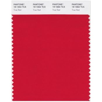 PANTONE Smart 19-1664X Color Swatch Card, True Red - House Paint ...