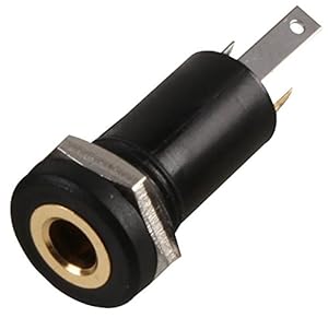 3.5mm Jack Sockets, Stereo, Panel Mount: Amazon.co.uk: Electronics