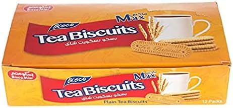 BiscoMisr Tea Biscuits Max - Box of 12 Packets price in Egypt | Amazon ...