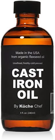 Organic Cast Iron Oil & Cast Iron Conditioner (8 oz) – Made from ...