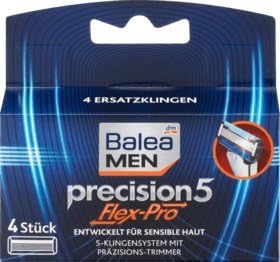 Balea Men’s Razor Blades precision5 Flex-Pro 1 Pack of 4 – BigaMart