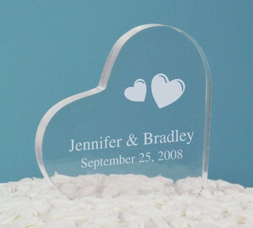 Personalized Acrylic Heart Cake Topper Review