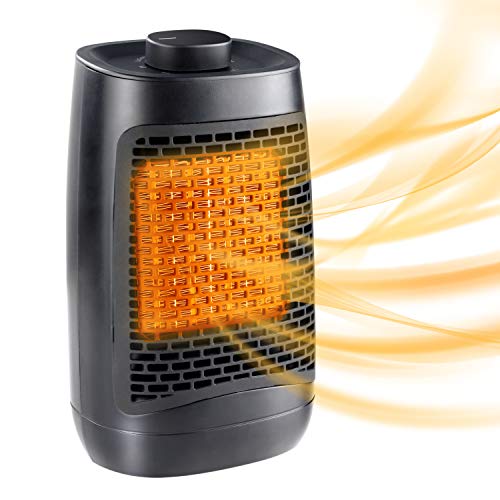 Space Heater, Mini Electric Space Heater, Indoor Personal Heater, 1200W ...