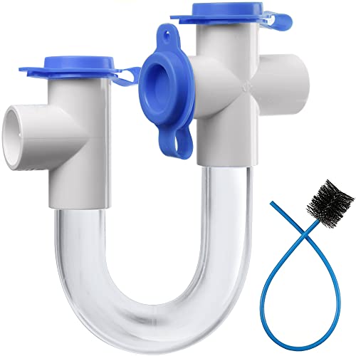 3/4 inch Standard Condensate Trap with 16" Brush, Transparent U Trap ...