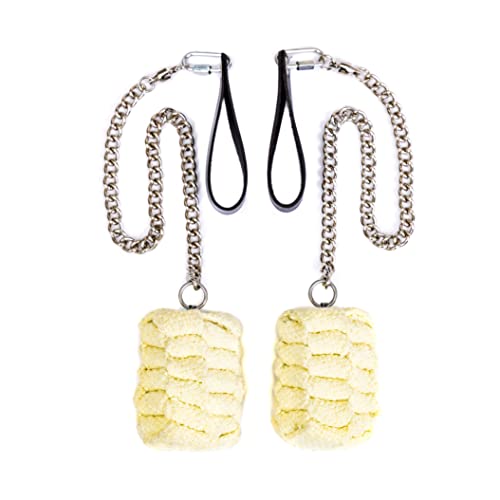 FIRE MECCA Fire Poi Set – 3 Inch Woven Kevlar MoonBlaze Heads – Set of ...