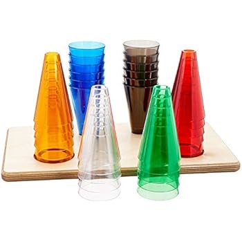 Amazon.com: Rolyan Stacking Cones, Set of 12 Replacement Activity Cones ...