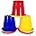 Set Of 10 Mixed Colour Small Beach Buckets: Amazon.co.uk: Toys & Games