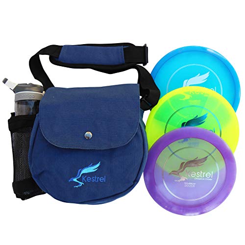 Kestrel Discs Golf Pro Set | 3 Disc Pro Pack Bundle + Bag | Disc Golf ...