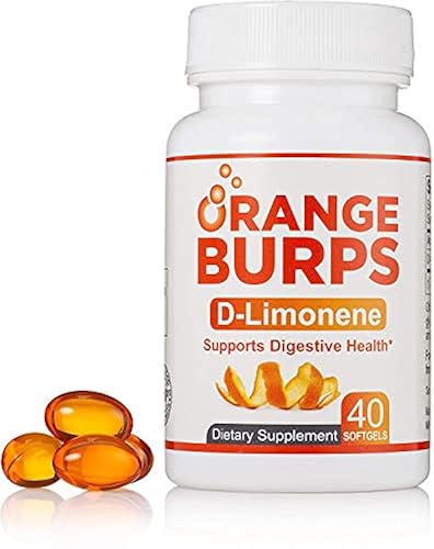 Orange Burps D-Limonene Softgels | Orange Peel Extract for Digestive ...