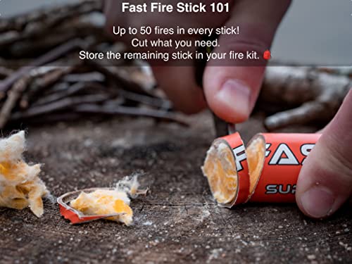 Procamptek Fast Fire Stick - Survival Fire Starting Tinder, New Fat ...