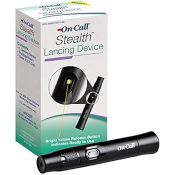 Amazon.com: On Call Stealth Adjustable Lancing Device, 11 Depth ...