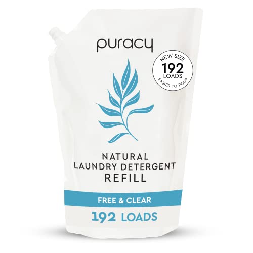 Puracy Liquid Laundry Detergent Refill - 48 fl oz, 192 Loads - Natural ...
