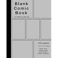 Blank Comic Book: 120 pages, 7 panel, Silver cover, White Paper, Draw ...