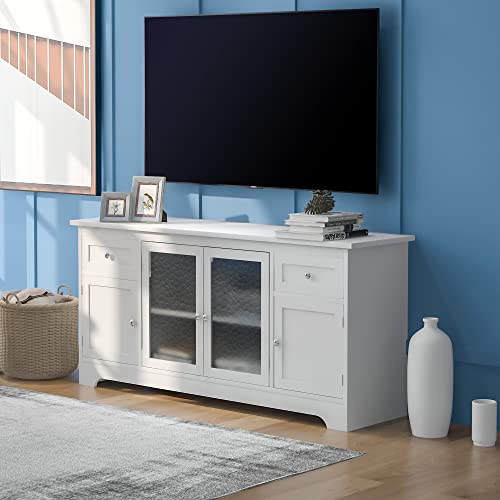 Knocbel 59in Modern TV Stand Television Console Table Storage Cabinet ...