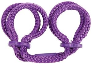Amazon.com: Japanese Silk Love Rope Wrist Cuffs, Purple: Health ...