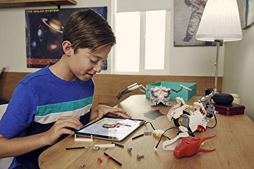 JIMU ROBOT Mythical Series: FireBot Kit/App-Enabled Building & Coding STEM Robot Kit (606 Pcs ...