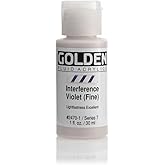 Amazon.com: Golden Fluid Acrylic Paint 1 Ounce-Interference Blue Fine