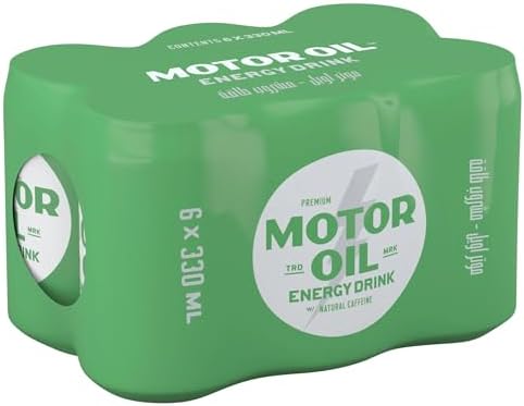 Motor Oil Premium Energy Drink – 6 x 330ml – Natural Caffeine Boost ...