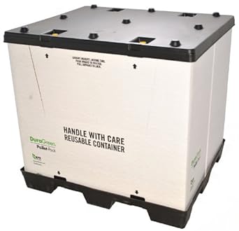 DuraGreen 40" x 48" x 45" Pallet-Pack Container (1 Door): Material ...