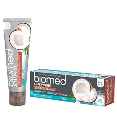 SPLAT Biomed Superwhite Natural Coconut Toothpaste for Gentle BIOBIOIXH ...