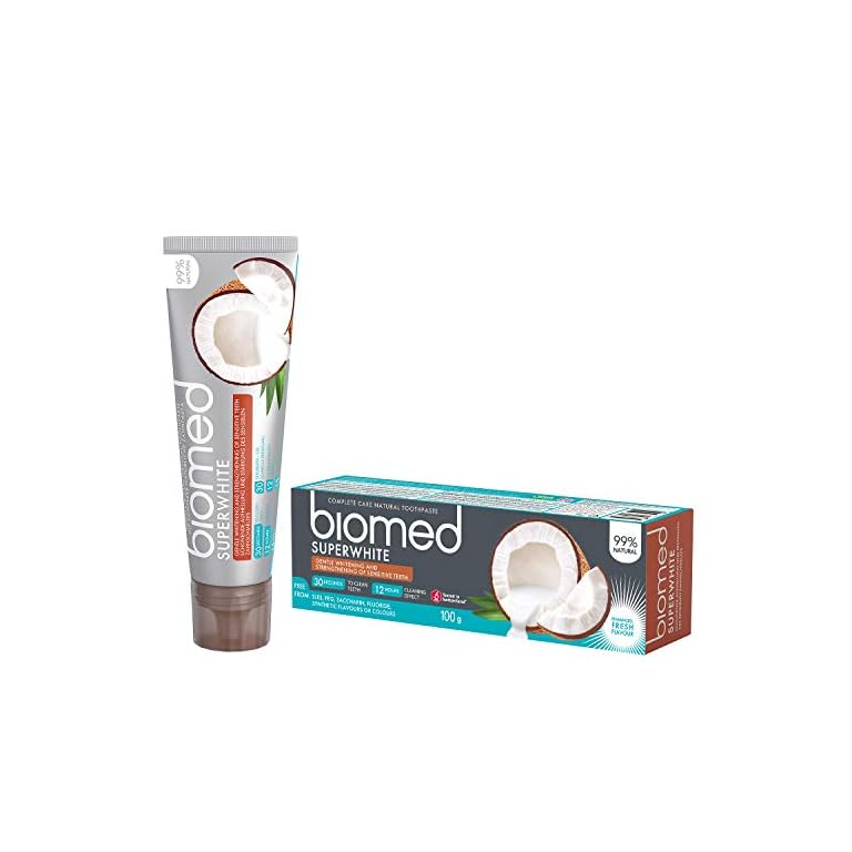 SPLAT Biomed Superwhite Natural Coconut Toothpaste for Gentle BIOBIOIXH ...