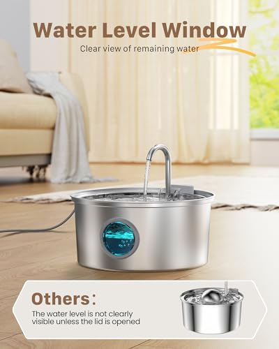 Cat Water Fountain: 108oz/3.2...B0CQ4KMD99 | Encarguelo.com