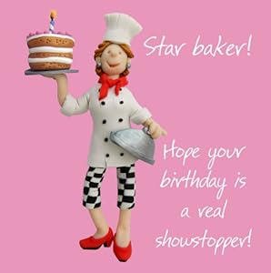 Greeting Card - Star baker Birthday, Greeting card, Celebration ...