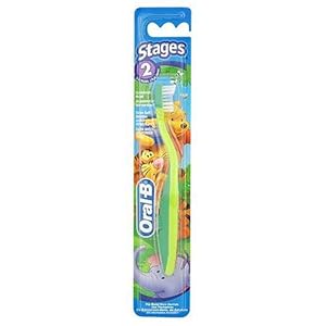 Braun Oral-B Stages Toothbrush - Stage 2 (2-4 years) Colours May Vary ...