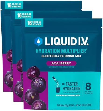 Liquid I.V.® Hydration Multiplier - Acai Berry | Electrolyte Powder ...