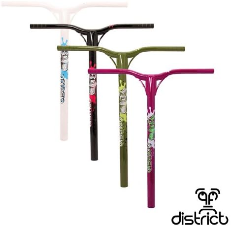 DISTRICT AL2 V3 SCOOTER HANDLEBARS STUNT SCOOTER BARS FIT MGP, SLAMM ...