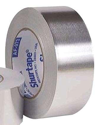 Shurtape AF-973-3 Silver Aluminum Foil Tapes, 3" x 50 yd, 4.3 mil ...