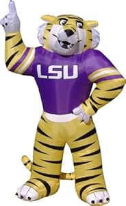 Amazon.com : NCAA LSU Tigers Mike the Tiger Inflatable Lawn Decoration ...