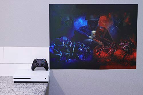 R6 Siege Poster Laminated Holographic Flip Effect (Portrait-Sized - 18 ...