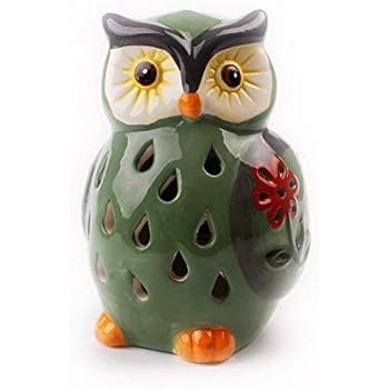 IdeaWorks JB7682 Decorative LED Motion Sensor Hooting Owl Light, 6.93 ...