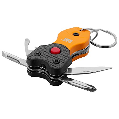 Cat 3 Piece 12-in-1 Multi-Tool, Knife, and Multi-Tool Key Chain Gift ...
