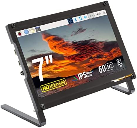 UCTRONICS Raspberry Pi Screen 7 Inch IPS Touchscreen with Prop Stand ...