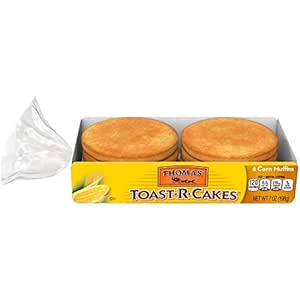 Amazon.com: Thomas' Toast-R-Cakes Corn Muffins, 6 count, 7 oz : Grocery ...