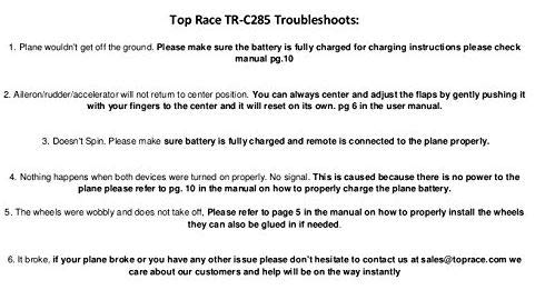 Top Race Remote Control Airplane, 3 Channel RC Airplane - MaximoRC.com