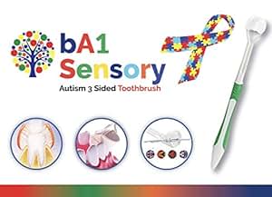 Amazon.com: bA1 Health - Sensory Autism Toothbrush For Kids - Special ...